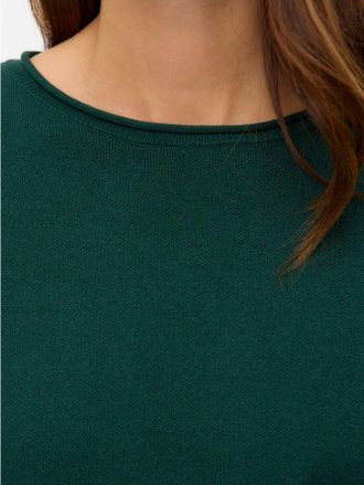 Vero Moda Strickpullover VMGOLD ROLL LS O-NECK PULLOVER GA Viskosemischung, regular fit