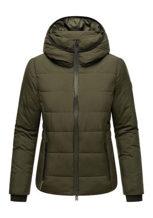 Marikoo Steppjacke Radaa Mit Hohem und gef&uuml;ttertem Kragen
