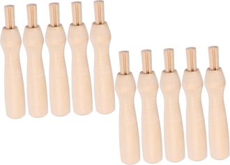 IFUNDOM 10 St&uuml;ck Punch Needle Ersatzgriffe Selbstgemacht Filznadelgriffe mit Glatter Oberfl&auml;che f&uuml;r Handarbeiten und Trockenfilzen