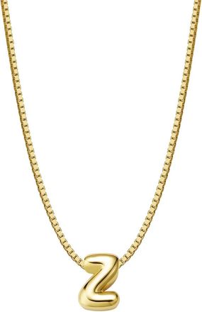 Glanzst&uuml;cke M&uuml;nchen Halskette - Sterling Silber Halskette Buchstabe Z - Gr. unisize - in Gold - f&uuml;r Damen