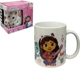 Cartoon Tasse Gabbys Dollhouse en c&eacute;ramique mod&egrave;le Mug 325 ml petit d&eacute;jeuner tasse pour enfants
