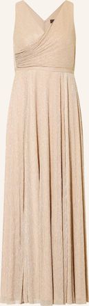 Vera Mont Abendkleid Mit Glitzergarn beige