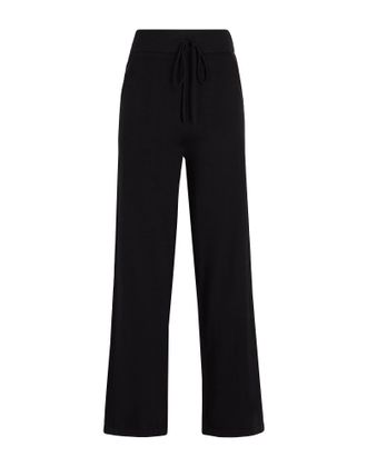 8 by YOOX ORGANIC COTTON KNIT WIDE LEG PANTS