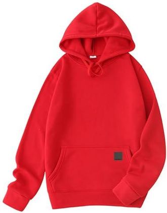 Generic Sweat à capuche en peluche confortable pour homme et femme - Tendance et tendance - Velours épais - Cadeau de Noël, RD1., XXL