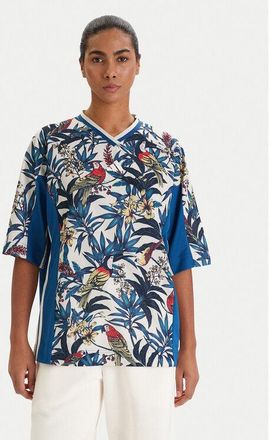 adidas T-Shirt Farm Rio Premium KD4629 Blau Loose Fit