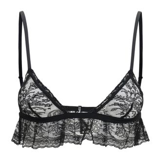 Dolce & Gabbana Soutien-gorge sans armatures en dentelle - Femme - Sous-v&ecirc;tements - Noir - Taille: 38 FR