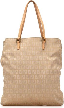 Fendi Shopper - Zucchino Canvas Tote - Gr. unisize - in Braun - f&uuml;r Damen