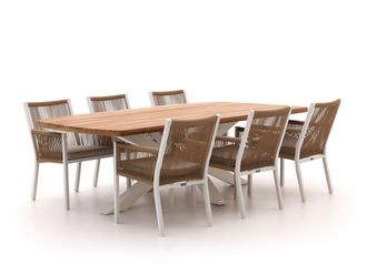 Manifesto Furniture Manifesto Rivola/Induno Deens ovaal 240cm dining tuinset 7-delig