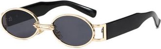 Generic Lunettes De Soleil &Agrave; Petite Monture For Hommes Et Femmes, For Lext&eacute;rieur, Les Vacances, La Conduite(Gold)