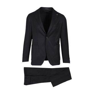 Tagliatore Woll- und Seidenanzug- einreihig - - Suits - Herren - Blau - 3XL