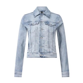 True Religion Femme, Vestes, Bleu, Taille: 42 FR Denim Vestes