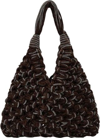 Hibourama Bags Femme, Sacs, Brun, Taille: ONE Size Borsa a Mano Media Vannifique