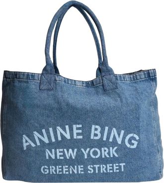 Anine Bing Femme, Sacs, Bleu, Taille: ONE Size Shopping Tote