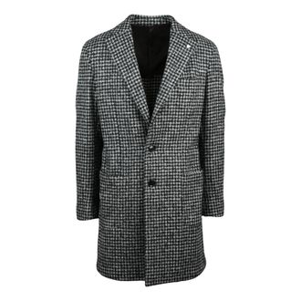 Luigi Bianchi Mantova Mantel - - Coats - Herren - Grau - L