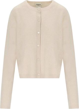 Max Mara Cardigan Esposto Intonaco - Femme - Pulls - Beige - Taille: 40 FR