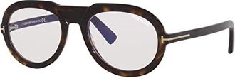 Tom Ford Lunettes de Vue FT 5756-B BLUE FILTER Dark Havana/Blue Filter 53/20/145 femme