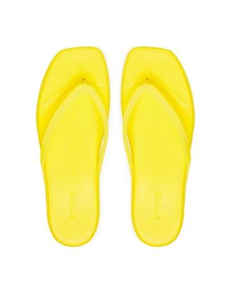 Crocs Zehentrenner Miami Frosted Flip 211474 Gelb