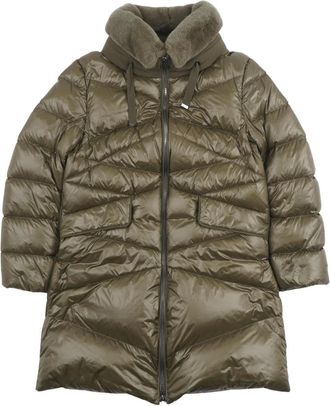 DIEGO M Femme, Vestes, Vert, Taille: 38 FR Down Vestes