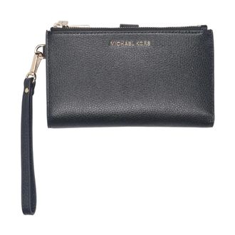 Michael Kors Femme, Accessoires, Noir, Taille: ONE Size Portefeuille pour Smartphone en Cuir Adele