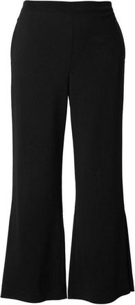 Ulla Popken Schlupfhose Hose Seitenschlitze weites Bein Komfortbund