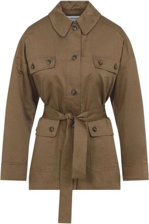 Yves Salomon Femme, Vestes, Brun, Taille: 42 FR Viennos Jacket