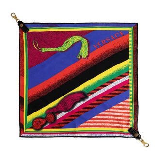 Versace Bedruckter Seidenschal Charm 55 cm - - Accessories - Damen - Mehrfarbig - ONE SIZE