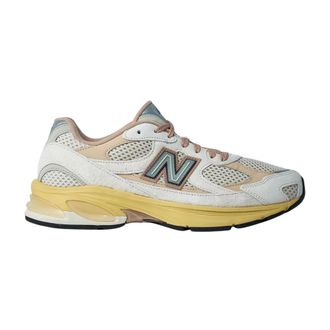 New Balance Wildleder Mesh Sneakers Runde Spitze - - Shoes - Herren - Mehrfarbig - 42 1/2 EU