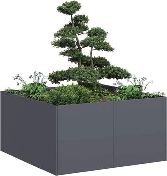 vidaXL Vidaxl - Jardini&egrave;re anthracite 80x80x40 cm acier lamin&eacute; &agrave; froid