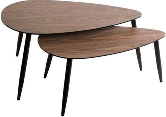 Atmosphera Set bestehend aus 2 Couchtischen Mileo Atmosphera cr&eacute;ateur dint&eacute;rieur