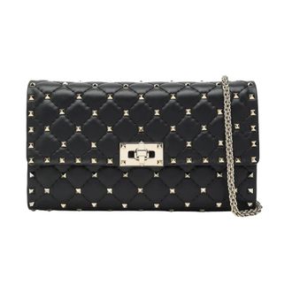 Valentino Garavani Femme, Sacs, Noir, Taille: ONE Size Rockstud Spike Nappa Shoulder Bag