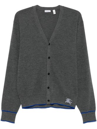 Burberry cardigan Equestrian Knight - Gris
