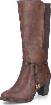 Rieker Damen Klassische Stiefel 96081, Frauen Stiefel,langschaftstiefel,hoher Absatz,Boots,Winterstiefel,Winterschuhe,braun (25),39 EU / 6 UK