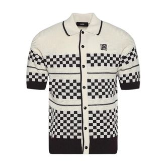Amiri Homme, Tops, Multicolore, Taille: XL Checkered Mesh Shirt