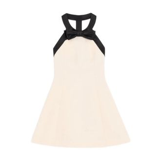 Valentino Crepe Couture Kurzes Kleid - - Dresses - Damen - Beige - L