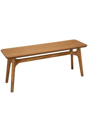 Livetastic Sitzbank, Natur, Holz, Eiche, furniert, massiv, 1-Sitzer, 120x45x35 cm, Esszimmer, B&auml;nke, Sitzb&auml;nke