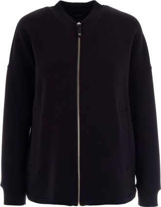 Max Mara Femme, Sweatshirts et sweats &agrave; capuche, Noir, Taille: 40 FR Zip-through