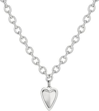 Liebeskind Liebeskind Berlin Halskette - Edelstahl Metal Heart - Gr. unisize - in Silber - f&uuml;r Damen