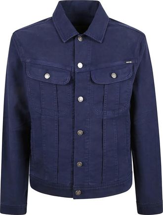 Tom Ford Homme, Vestes, Bleu, Taille: XL Denim Jacket