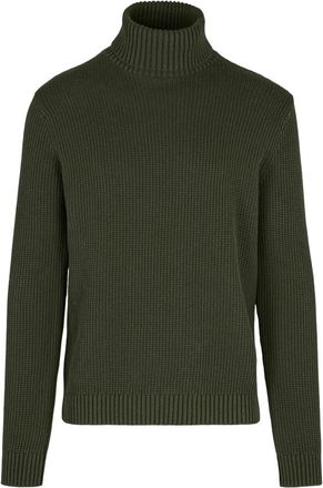 Bomboogie Homme, Pulls, Vert, Taille: M Pull Col Roul&eacute; en M&eacute;lange de Coton