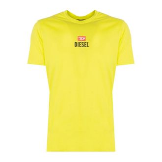 Diesel T-Just - Homme - Tops - Jaune - Taille: 3XL