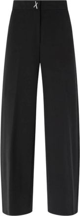 Genny Femme, Pantalons, Noir, Taille: 42 FR Pantalon Palazzo