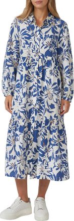 s.Oliver Strukturiertes Viskosemix-Kleid im A-Shape mit Eingrifftaschen