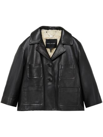 Marc Jacobs veste The Leather Lady - Noir