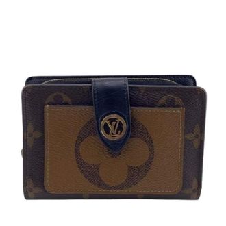 Louis Vuitton Portefeuille en cuir doccasion - Femme - Pre-owned - Brun - Taille: ONE Size