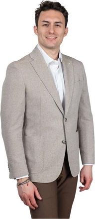 Manuel Ritz Homme, Vestes, Beige, Taille: XL Blazers