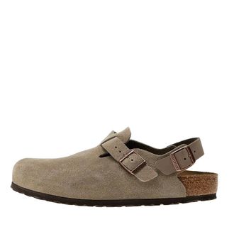 Birkenstock Homme, Chaussures, Beige, Taille: 43 EU Tokio II Suede Regular Fit