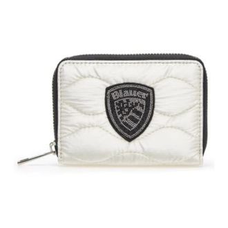 Blauer Wellenmuster Rei&szlig;verschluss Geldb&ouml;rse - - Accessories - Damen - Wei&szlig; - ONE SIZE