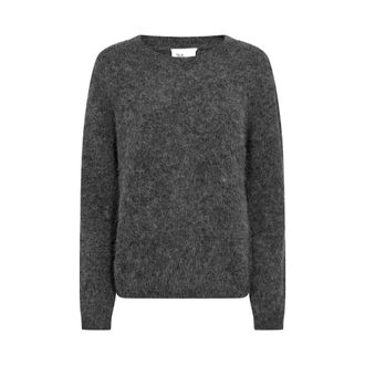 Sand Copenhagen Sand, Homme, Pulls, Gris, Taille: M Pull Gris Doux &agrave; Poils Longs