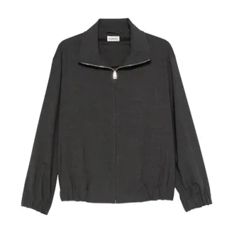P.A.R.O.S.H. P.a.r.o.s.h., Femme, Vestes, Gris, Taille: 38 FR Parosh Vestes grises