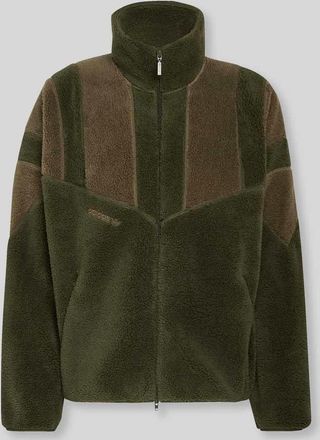adidas Originals Relaxed Fit Teddyjacke mit Stehkragen